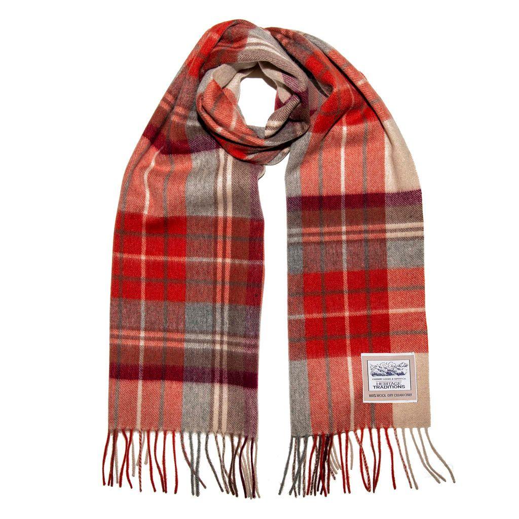 Heritage Traditions 100% Pure Wool Tartan Scarves Shawls and Wraps