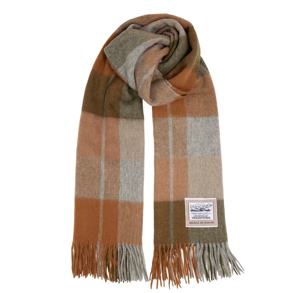 Heritage Traditions 100% Pure Wool Tartan Scarves Shawls and Wraps
